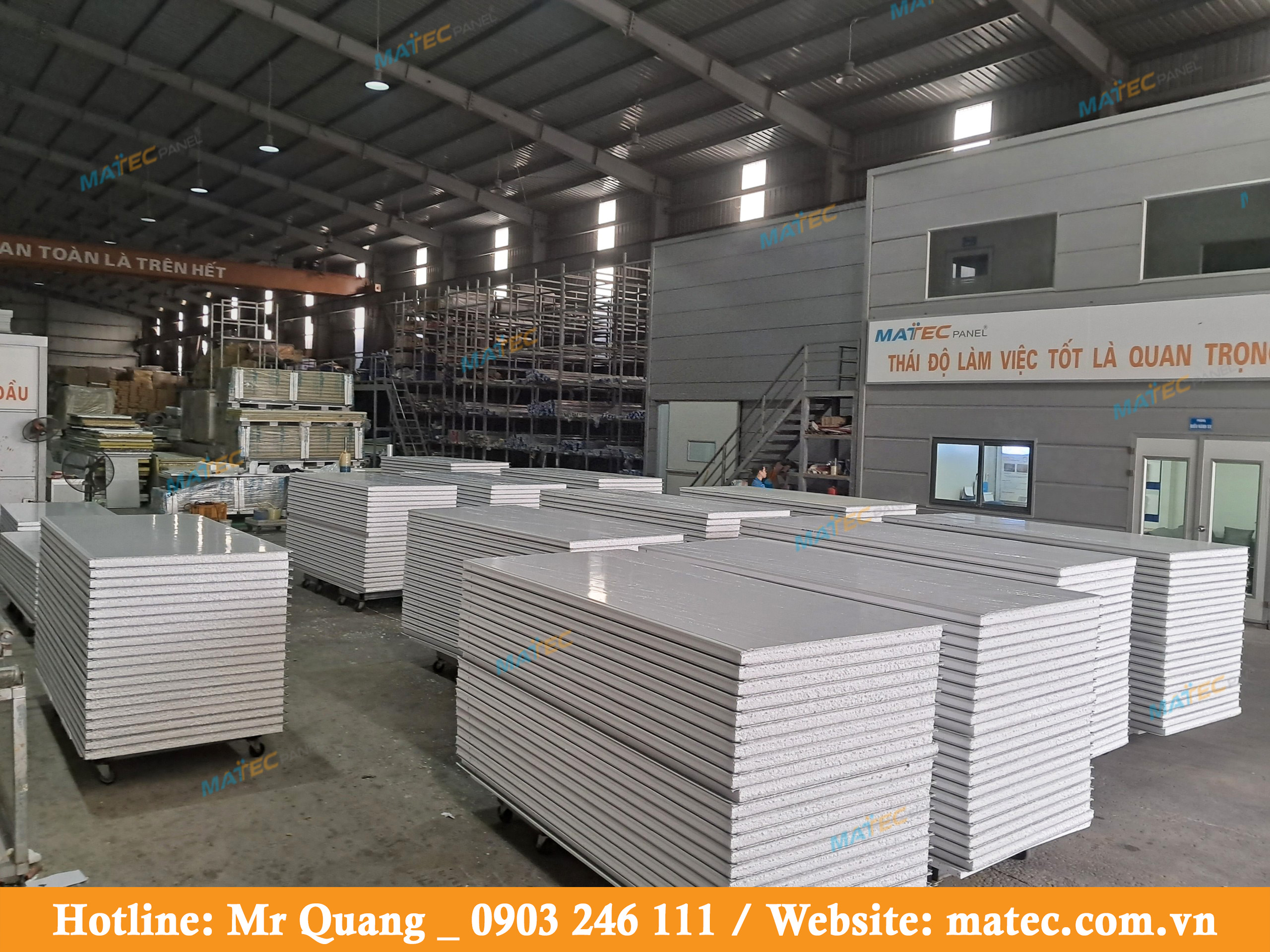 Tấm tôn xốp, sandwich panel EPS, tôn cách nhiệt chống nóng chống ồn