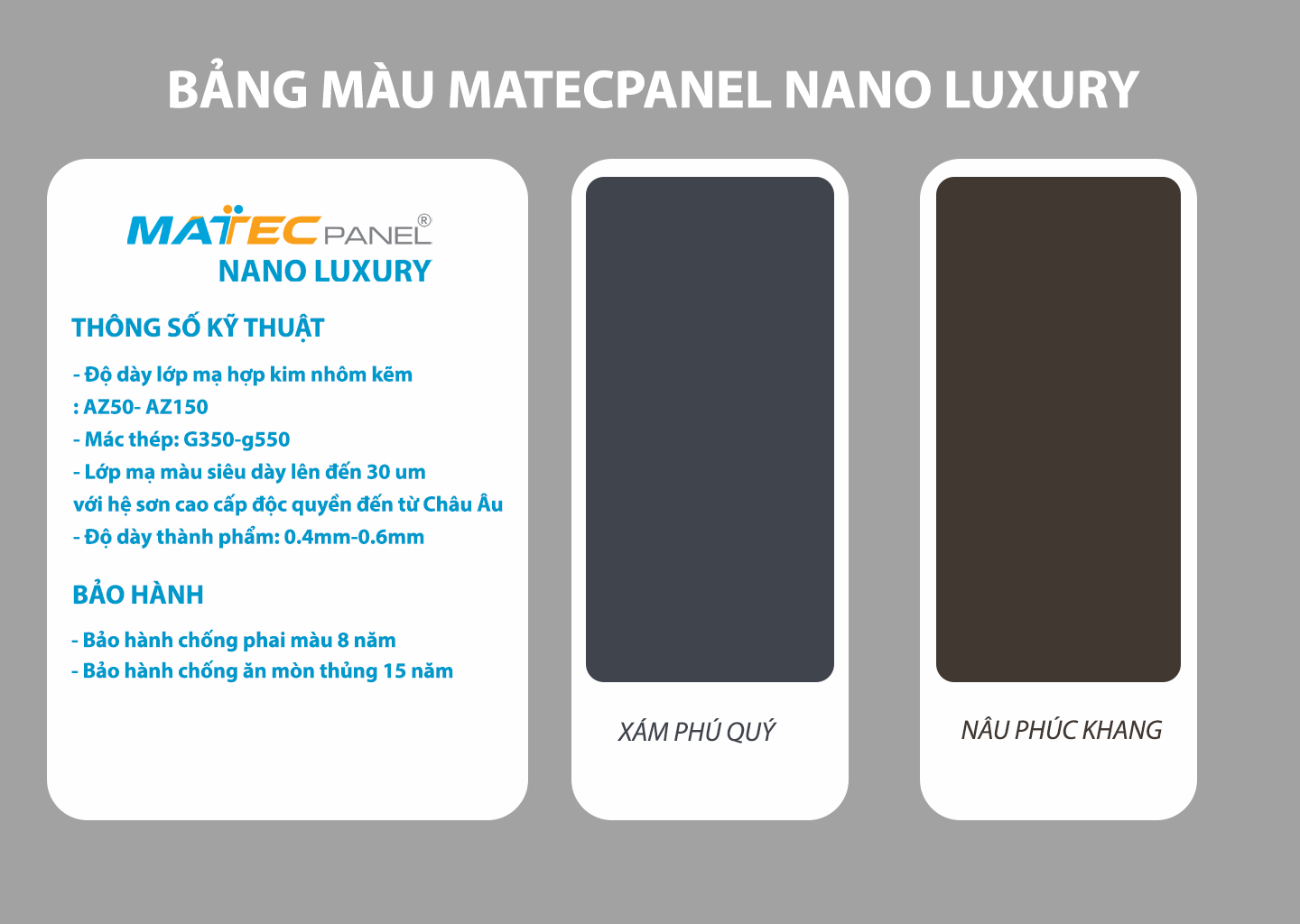 MatecPanel Nano Luxury – Panel cao cấp cho biệt thự, Villa