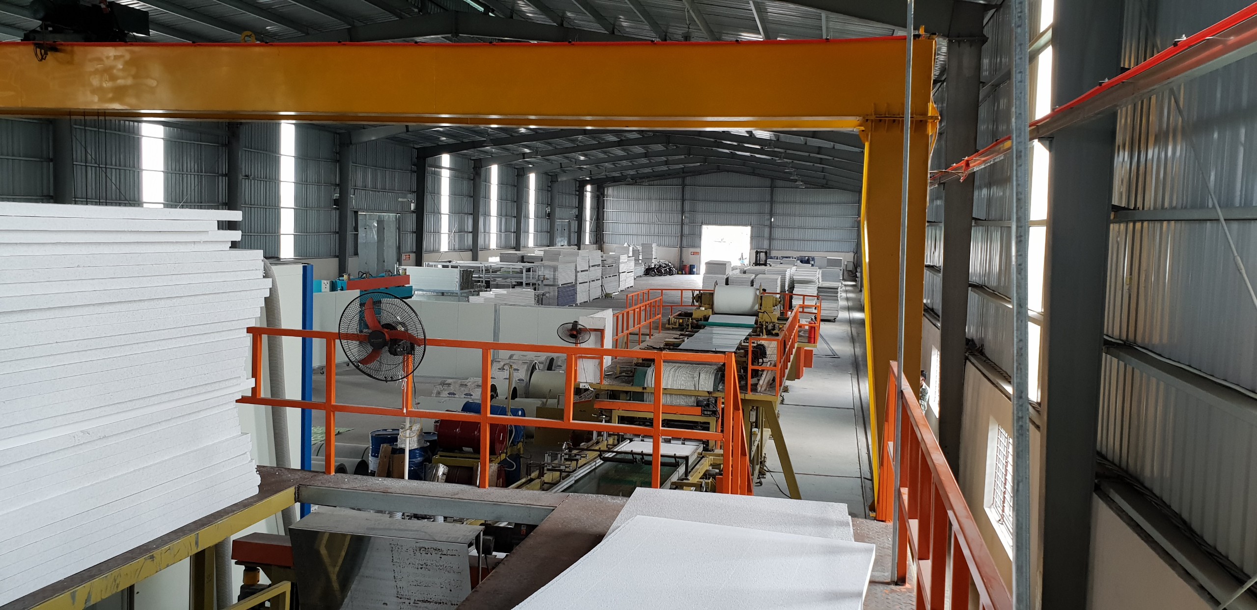 Quy trình sản xuất tấm panel eps tại Matec Panel