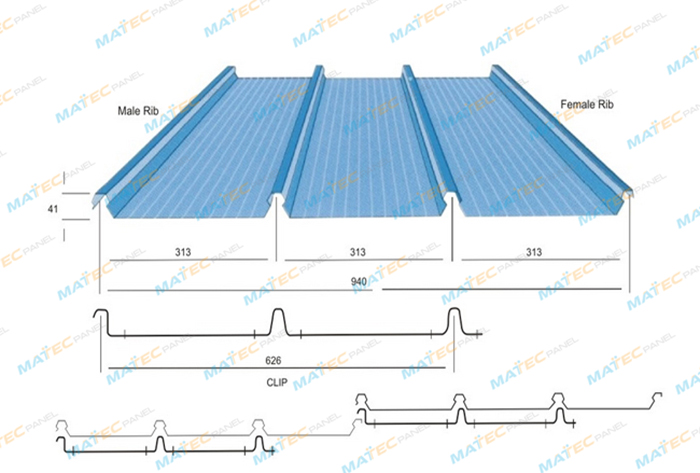 Tôn Cliplock-Giải pháp mái lợp hoàn hảo nhất hiện nay